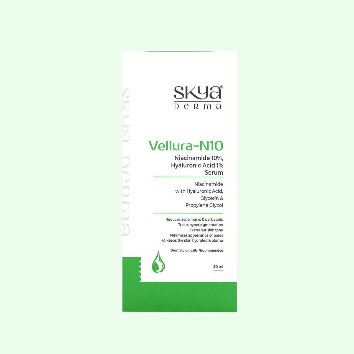 Vellura-N10 -Niacinamide 10%, Hyaluronic Acid 1% Serum - Skya NZ